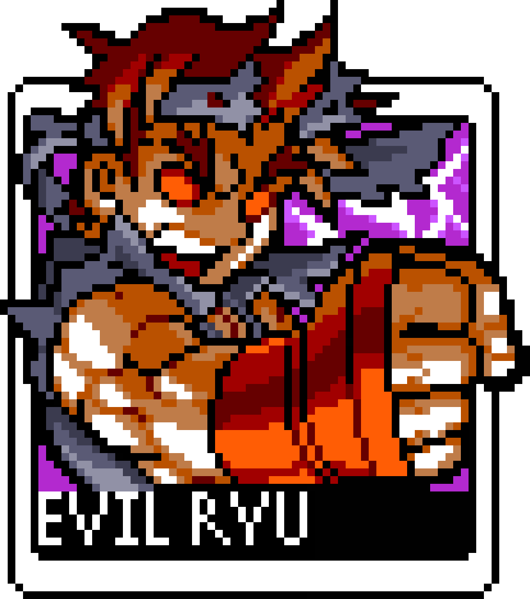 Evil Ryu From Street Fighter (1035x1170), Png Download