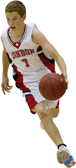 Player-dribble3 - Basketball Moves (298x600), Png Download