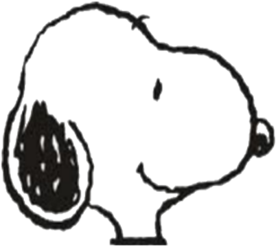 Snoopy Head (420x420), Png Download