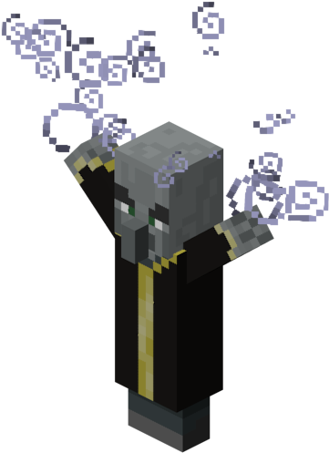 Minecraft Evoker (375x506), Png Download