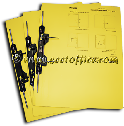 Abba Flat File (thickness 6's Of Paper) Yellow (100pcs/bx) - Flat File ...