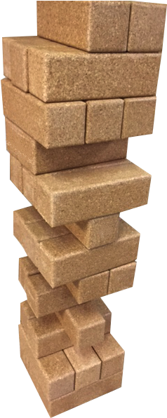 Mega Tumbling Towers Cork - Jenga Transparent (480x600), Png Download