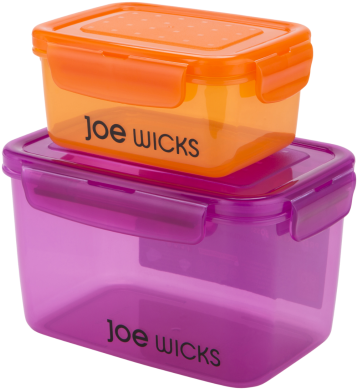 2 Pc Storage Container Set - Container (700x428), Png Download