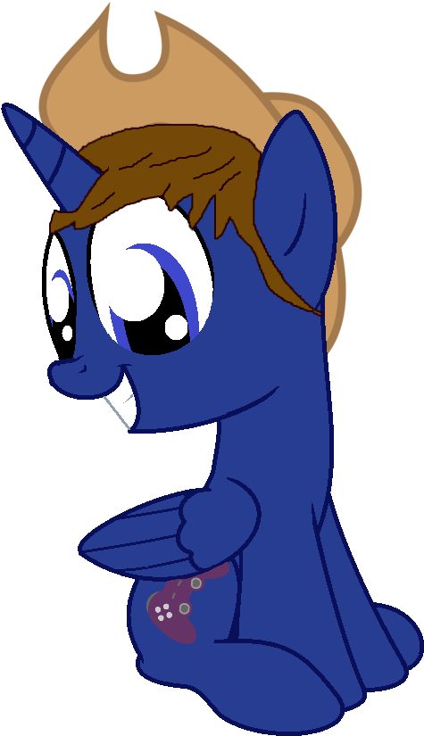 Gamer Colt Is Have A Great Day - Cartoon (498x834), Png Download