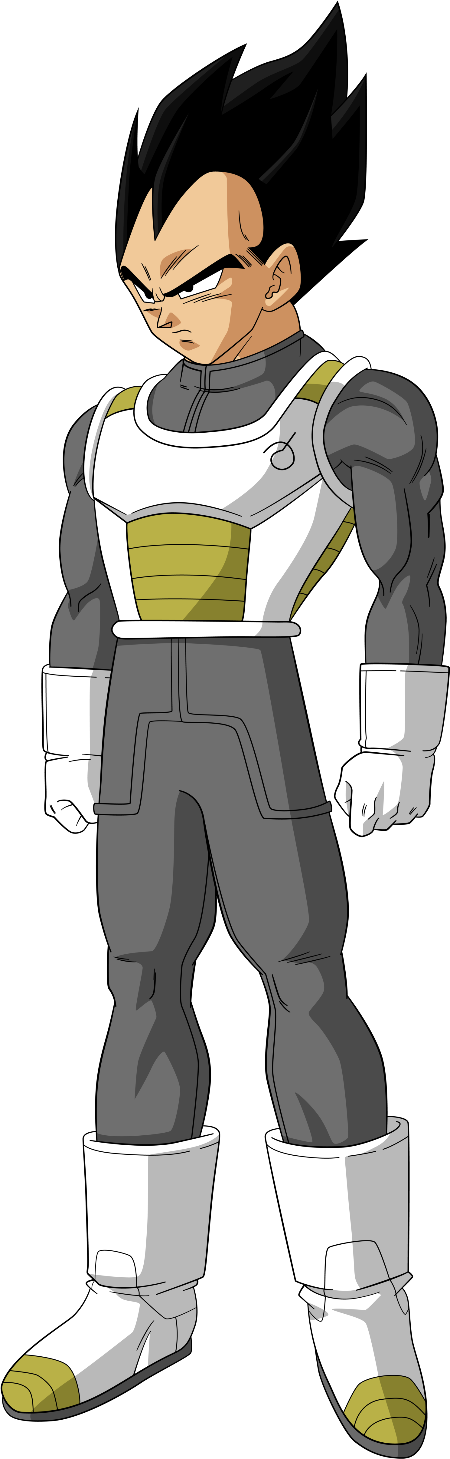 No Caption Provided - Vegeta Armor Dragon Ball Super (1600x4886), Png ...