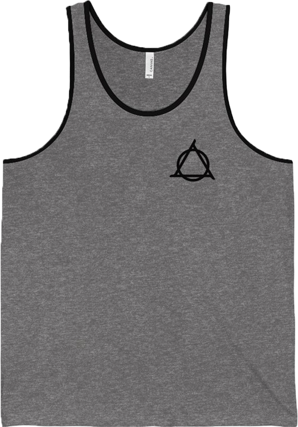 Rezial Black Twofold Tank Top - Top (1500x1500), Png Download