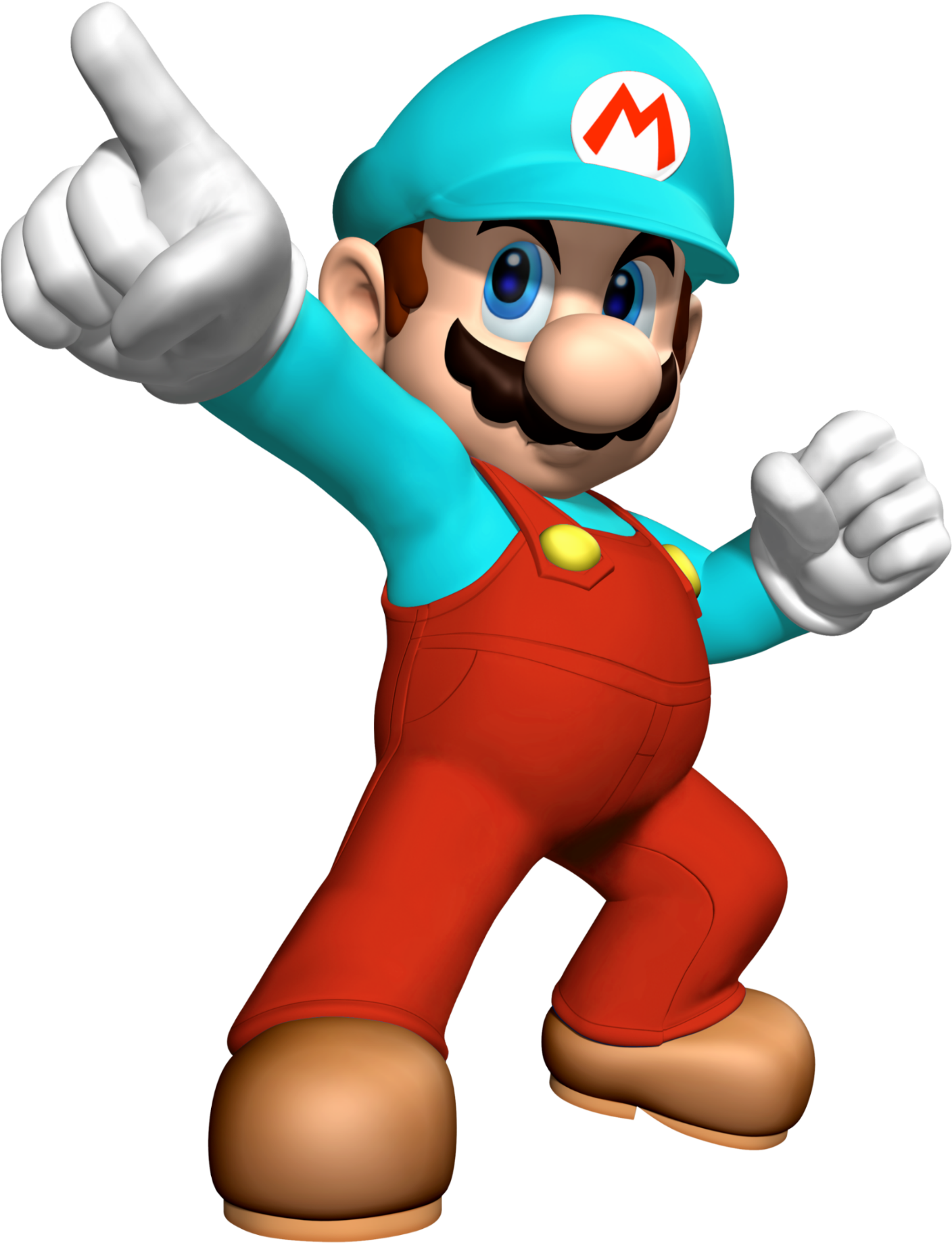 Ice Mario Sm3dw - Super Mario Bros Png (1565x1943), Png Download