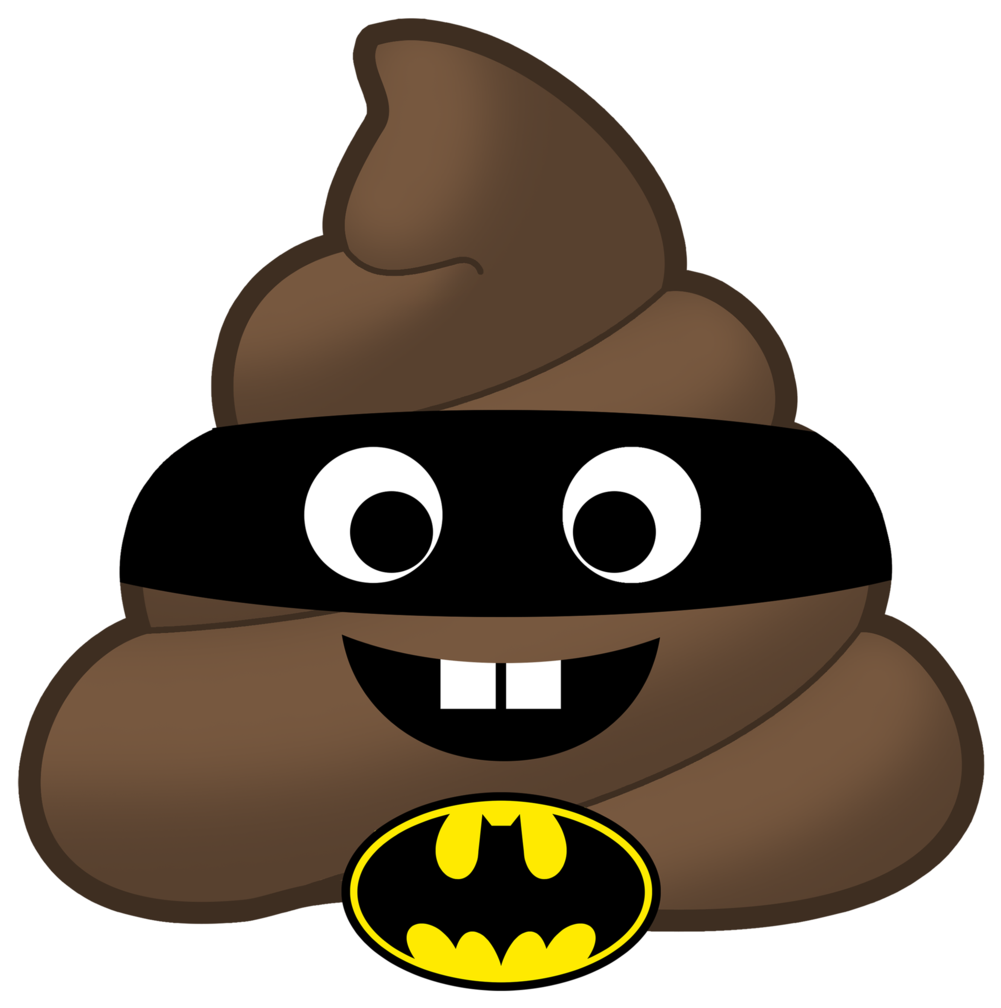 Bat Poop Emoji Pop Studios Props Png Bat Man Emoji - Batman (1024x1024 ...