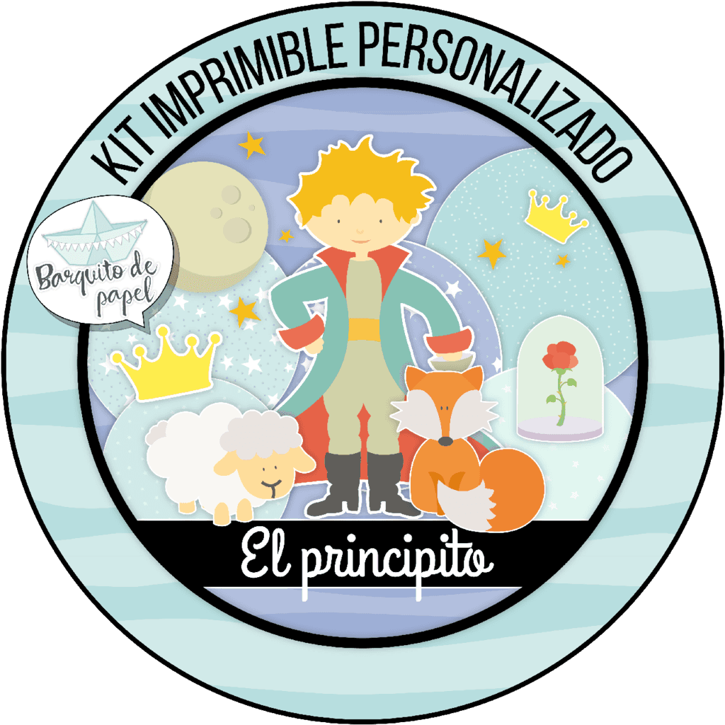 Download Kit Imprimible Personalizado Candy Bar Principito Completo ...