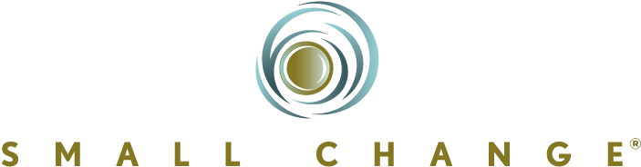 Small Change Company Logo, Containing A Gold Coin With - Graphic Design ...