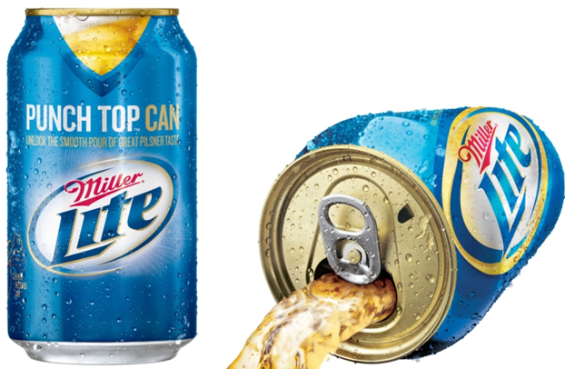 Download Soda Can Top Png - Miller Lite Vent Can | Transparent PNG ...