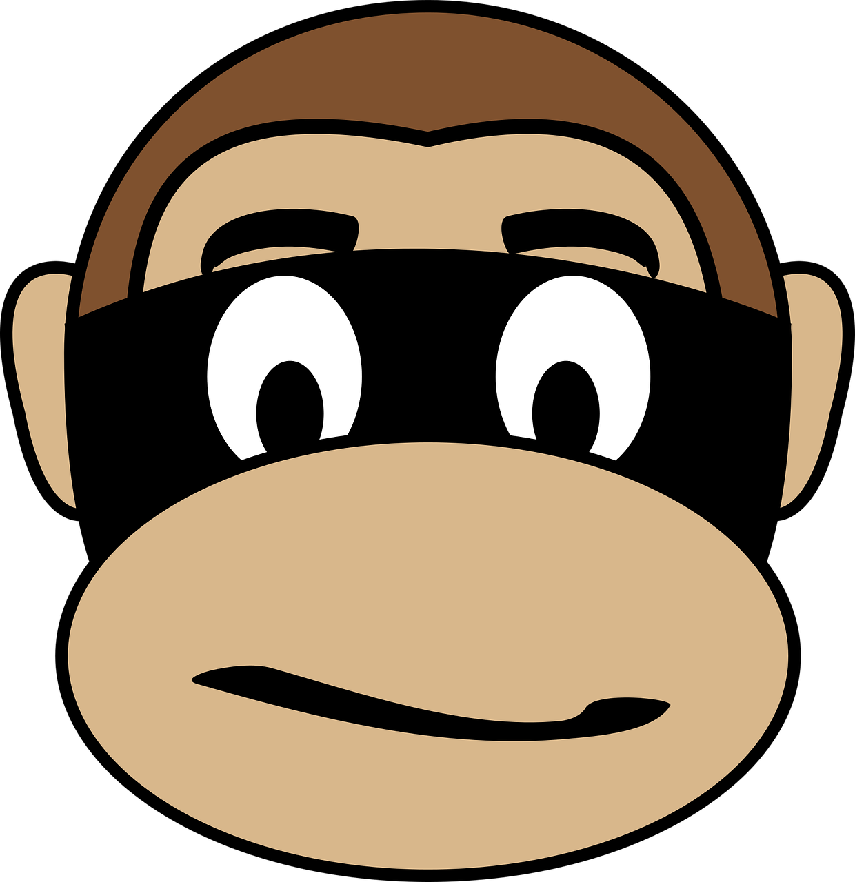 Ape Gorilla Chimpanzee Monkey Emoji - Monkey Emoji (726x750), Png Download