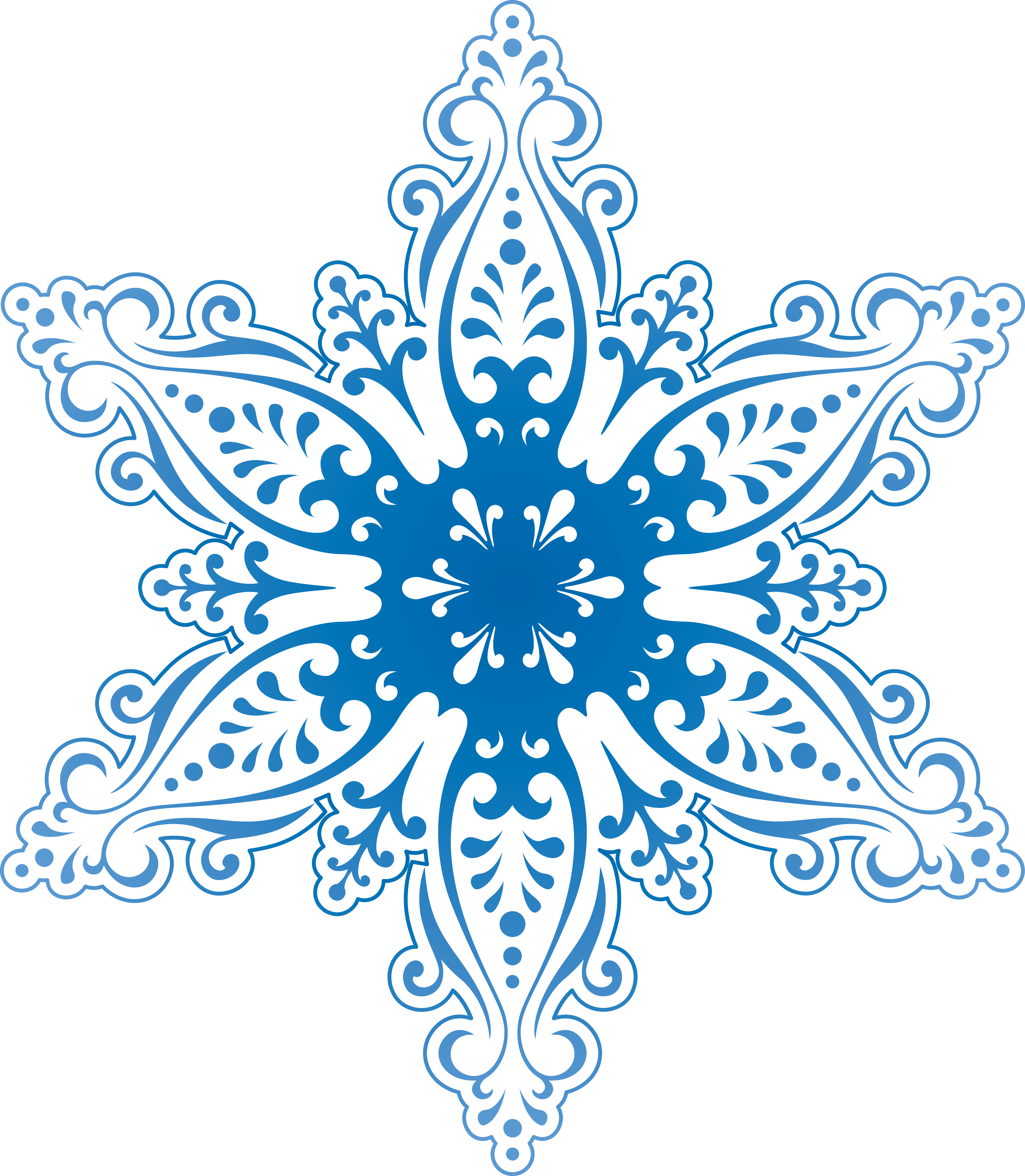 Download - Snowflake Png (3166x3633), Png Download