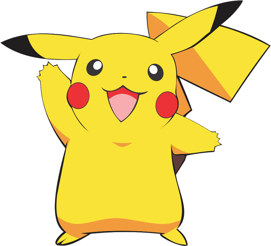 Pikachu Vector, Logo Cdr Vector - Sticker Pikachu (1600x1067), Png Download