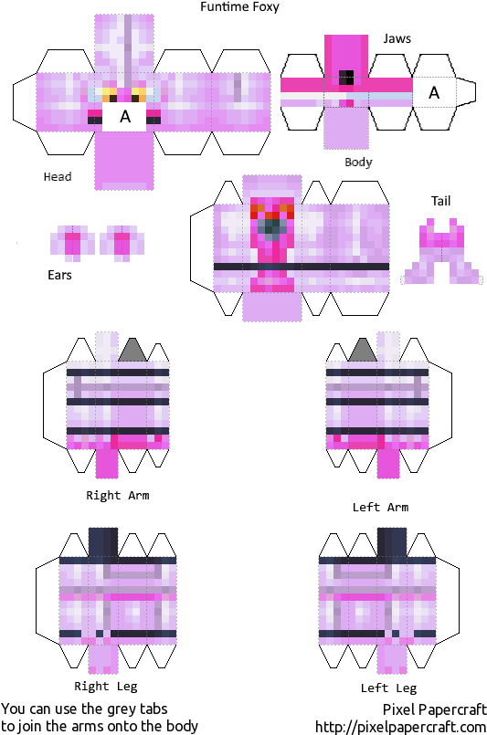 Download Xenomorph Clipart Fnaf - Minecraft Papercraft Sister Location ...