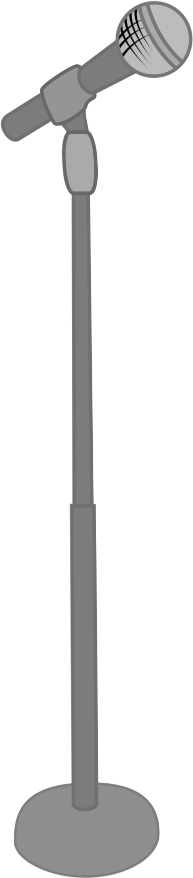 Download Mic Stand Vector By Meteor-venture - Microphone Stand Clipart ...
