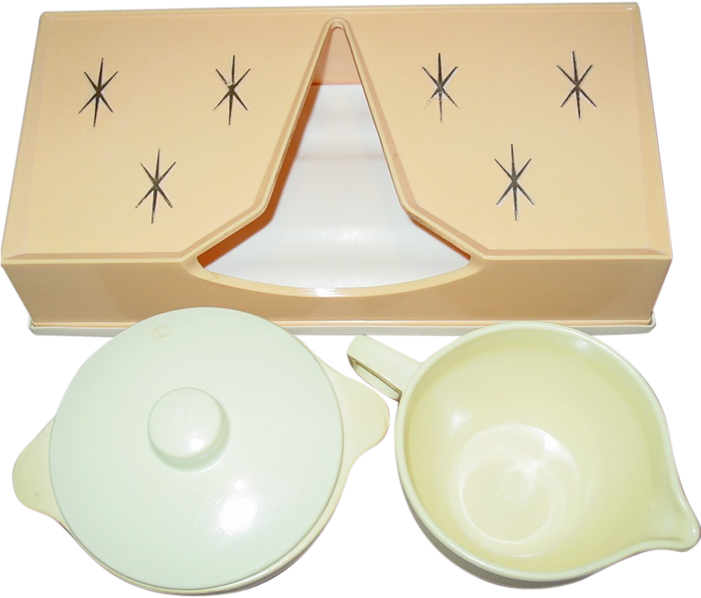 Lustro Ware Pink Starburst Tissue Box Sugar Bowl Creamer (1000x1000 ...