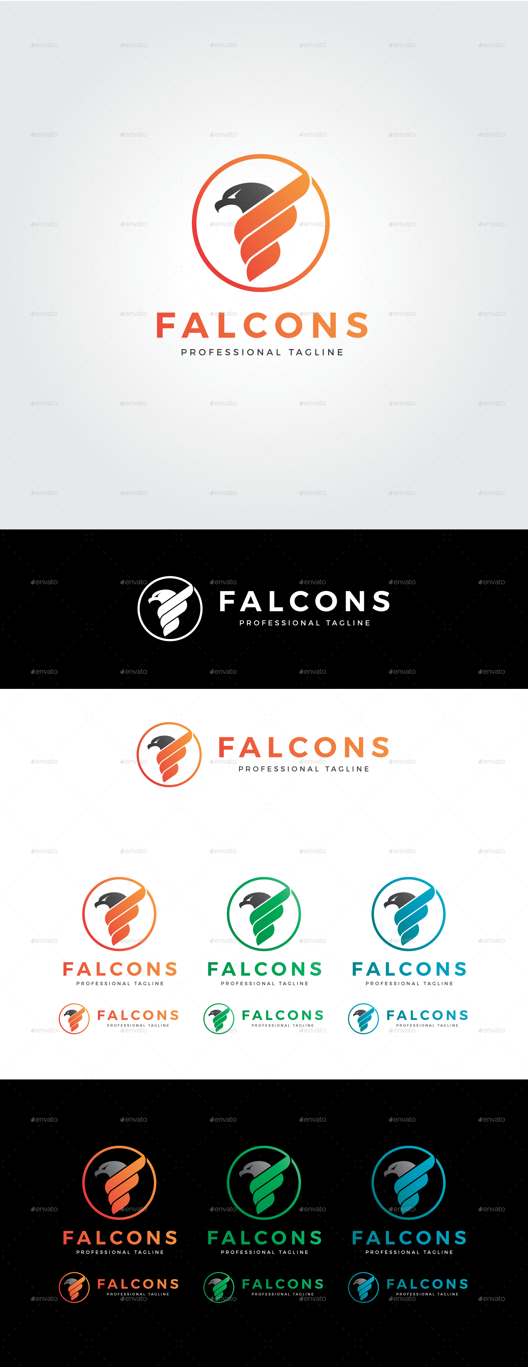 Falcons Logo - Symbol (1770x4578), Png Download