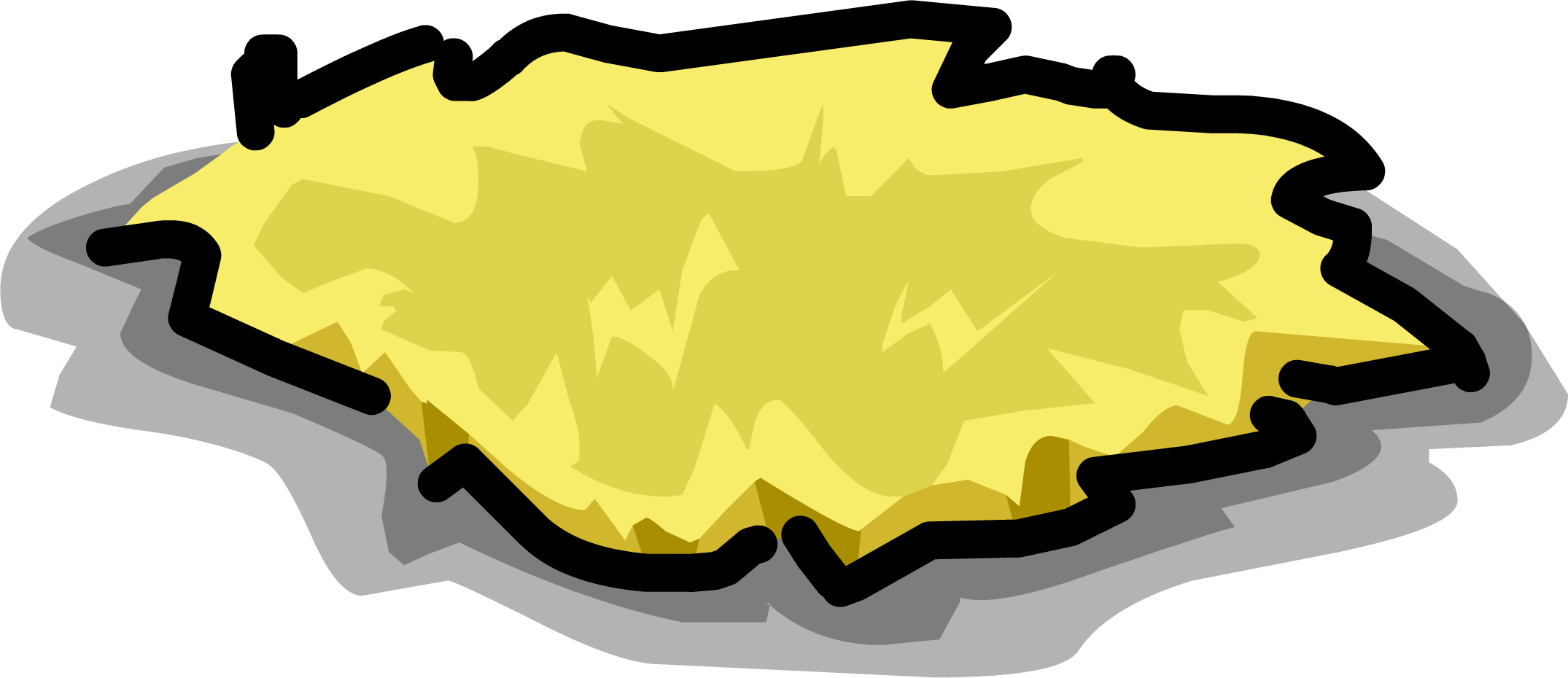 Hay Sprite 003 - Portable Network Graphics (2150x930), Png Download