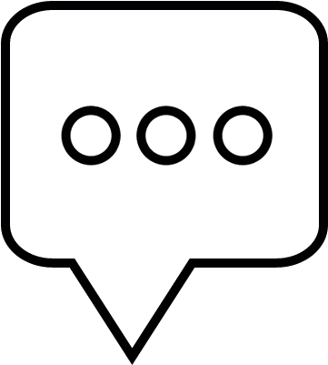 Speech Bubble With Rounded Corners, Ios 7 Interface - Icon (400x400 ...