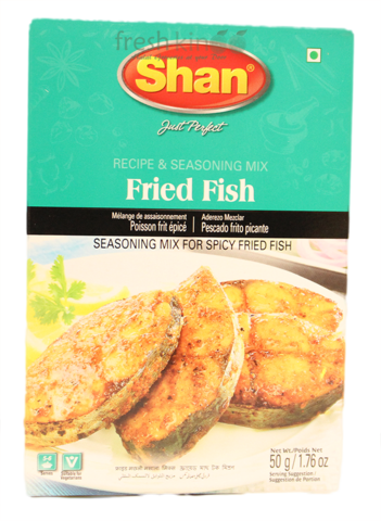 Fried Fish Masala - Shan Fried Fish Masala (351x480), Png Download
