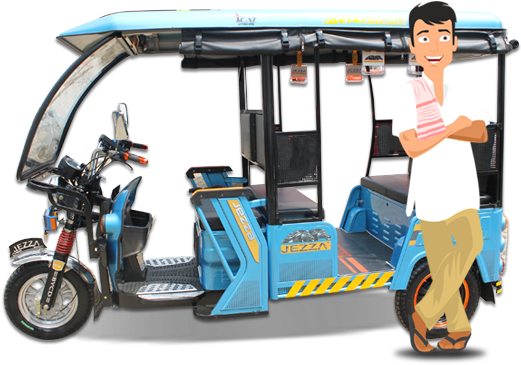 E-rickshaw Manufacturers In India - E Rickshaw Jezza Motor (600x371 ...