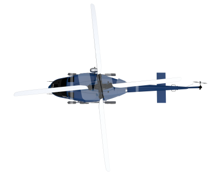 Chopper Top View Png - Helicopter From Top Png (550x351), Png Download