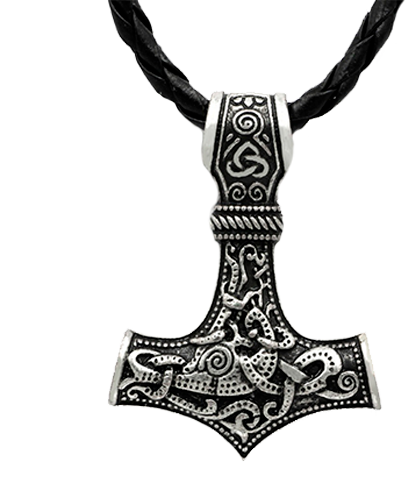 Mjolnir Pendant (405x483), Png Download
