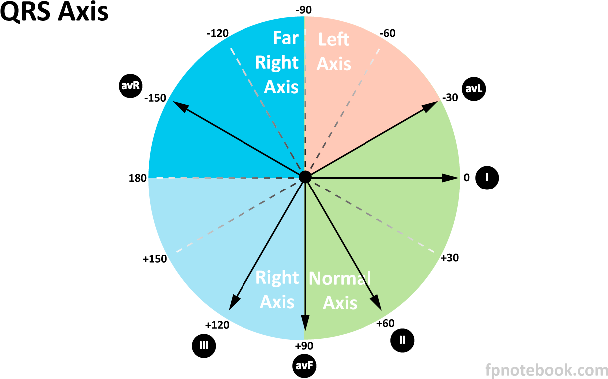 Ekg-axes - تعین محور برقی قلب (1280x800), Png Download