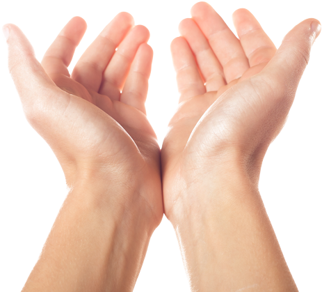 Hands Asking For Something (600x593), Png Download