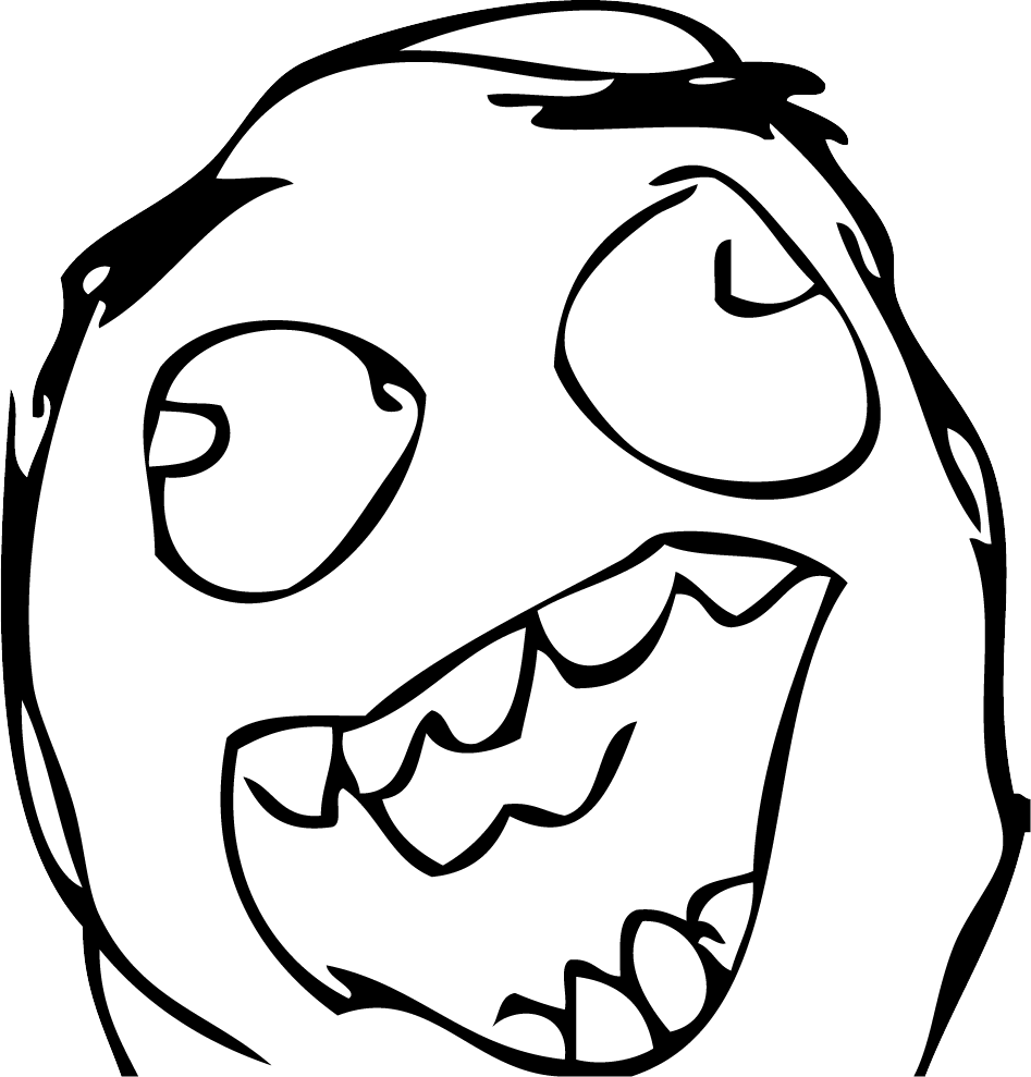 Download Rage Guy Png Svg Black And White Stock - Happy Troll Face Png ...