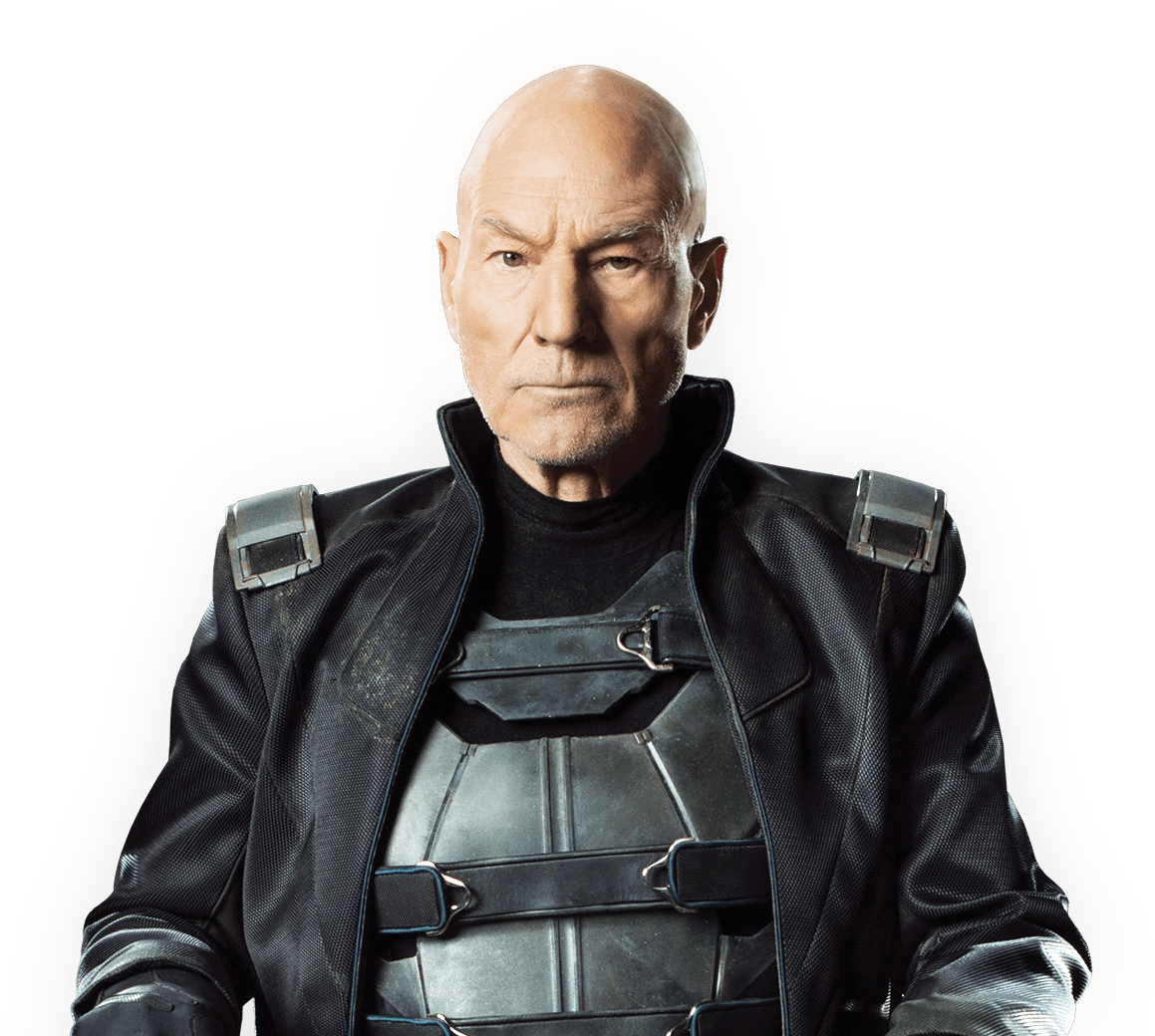 Professor X Png Image Background - Patrick Stewart As Professor X ...