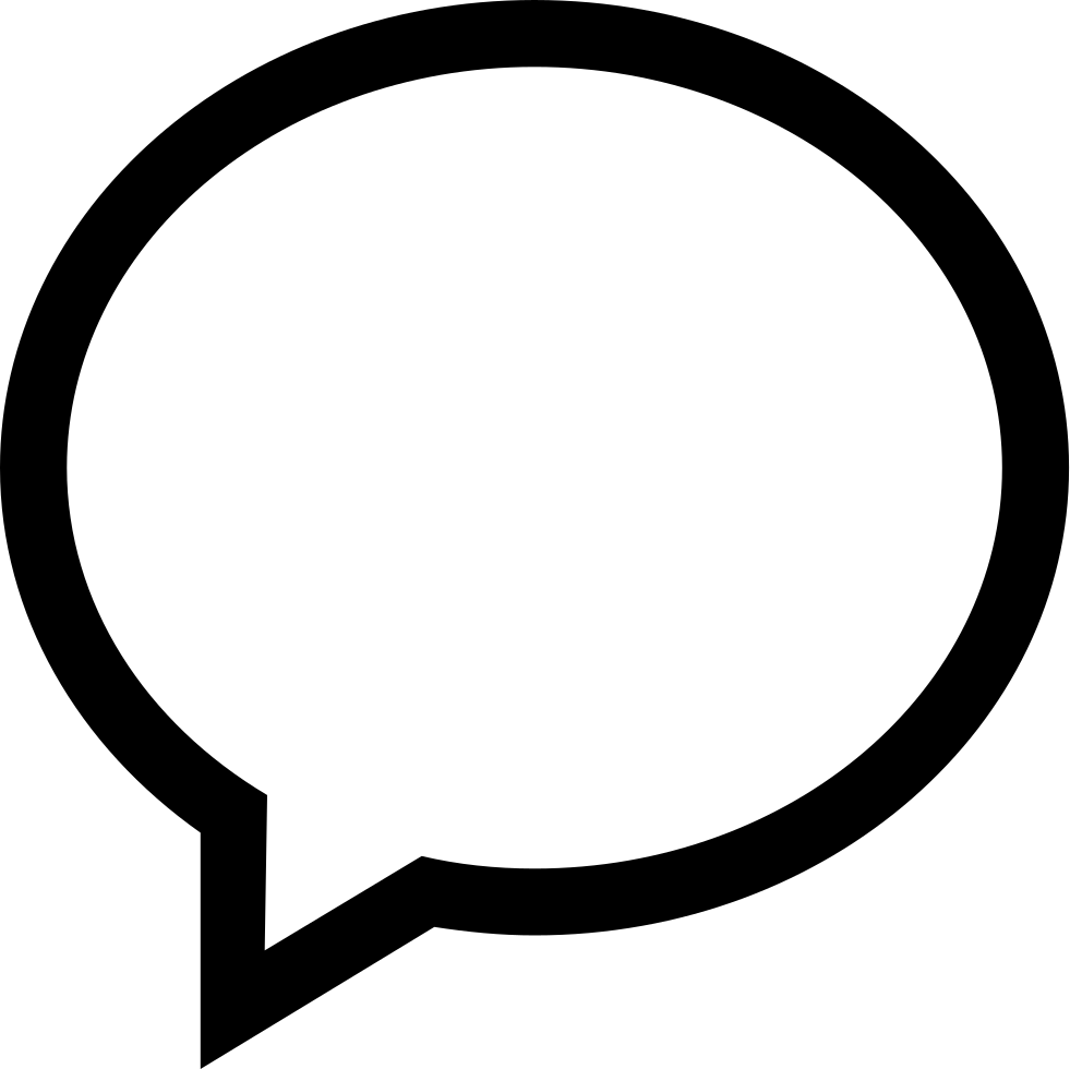 Empty Thought Bubbles Png Download - Chat Icon (981x980), Png Download