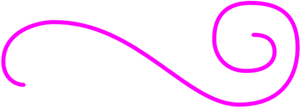 Pink Squiggly Line - Clip Art (640x264), Png Download