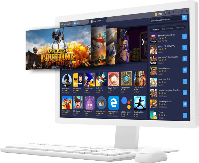 Bluestacks (770x629), Png Download