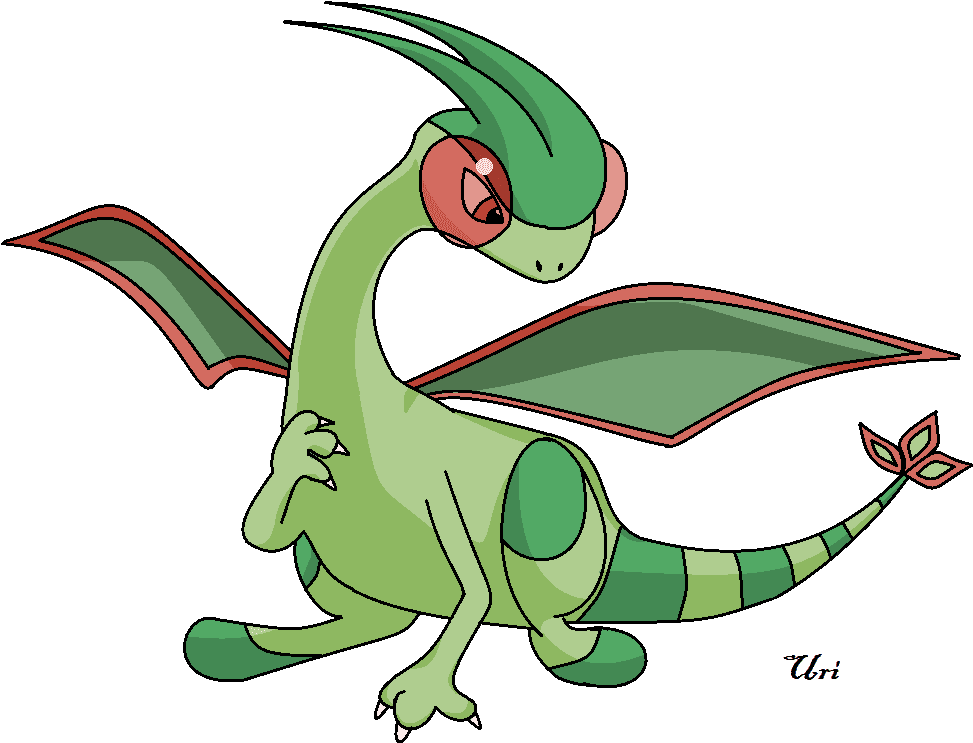 Flygon - Pokemon Flygon Base (980x753), Png Download