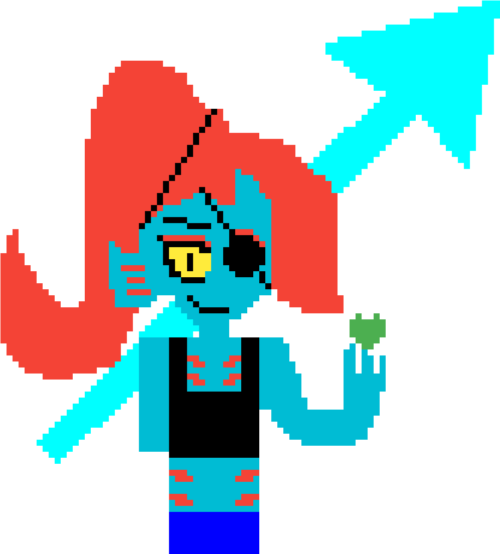 Download Undyne - Illustration | Transparent PNG Download | SeekPNG