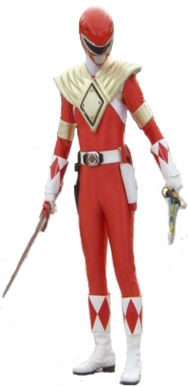 Red Ranger Png Graphic Library Library - Power Rangers Rojos Con ...
