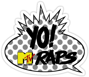 Mtv Logo White Png Yo Mtv Raps Logo White By White - Yo Mtv Raps Bubble ...