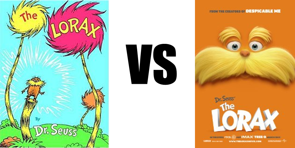 The - Lorax Movie Book (985x496), Png Download