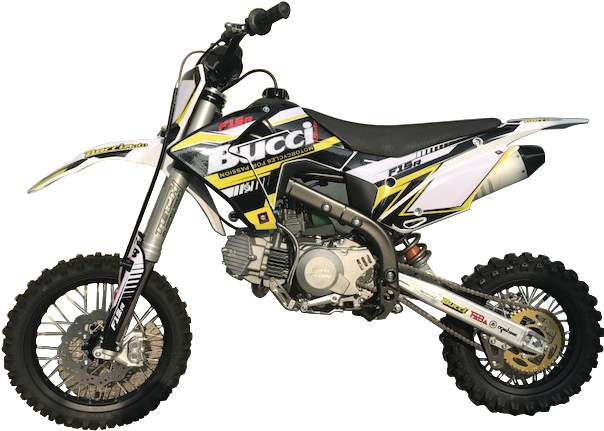 Pit Bike - Atomik 70cc Yellow (640x480), Png Download