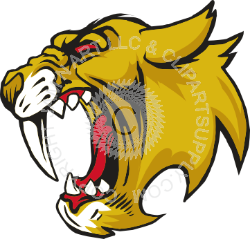 Download Mean Sabertooth Tiger Head Facing Left - Saber Tooth Tiger ...