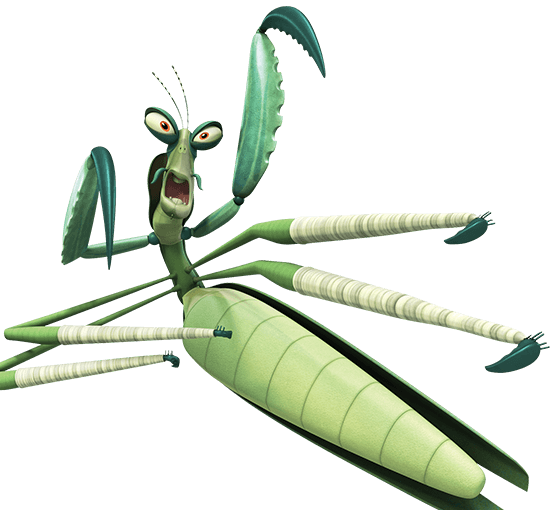 Mantis - Kungfu Panda Praying Mantis (550x510), Png Download