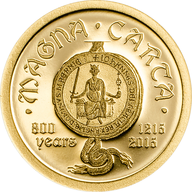 800 Years Of Magna Carta - Magna Carta Coin (780x780), Png Download