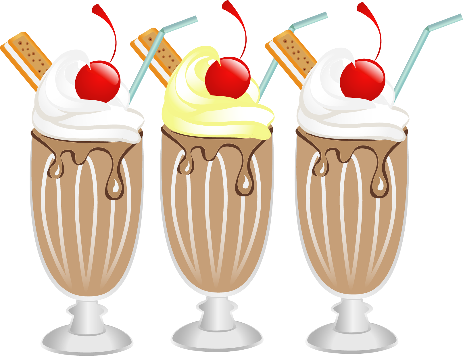 Download Dessert Clipart Milkshakes - Milskakes Clipart | Transparent ...
