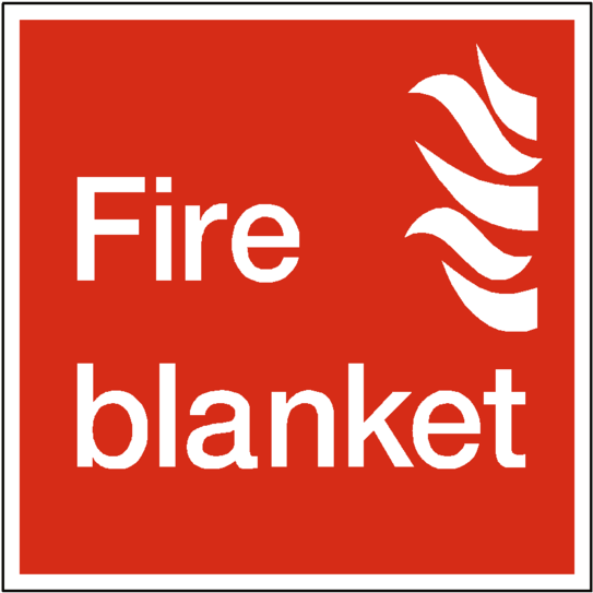 Download Fire Blanket Safety Label - Fire Blanket And Fire Extinguisher ...