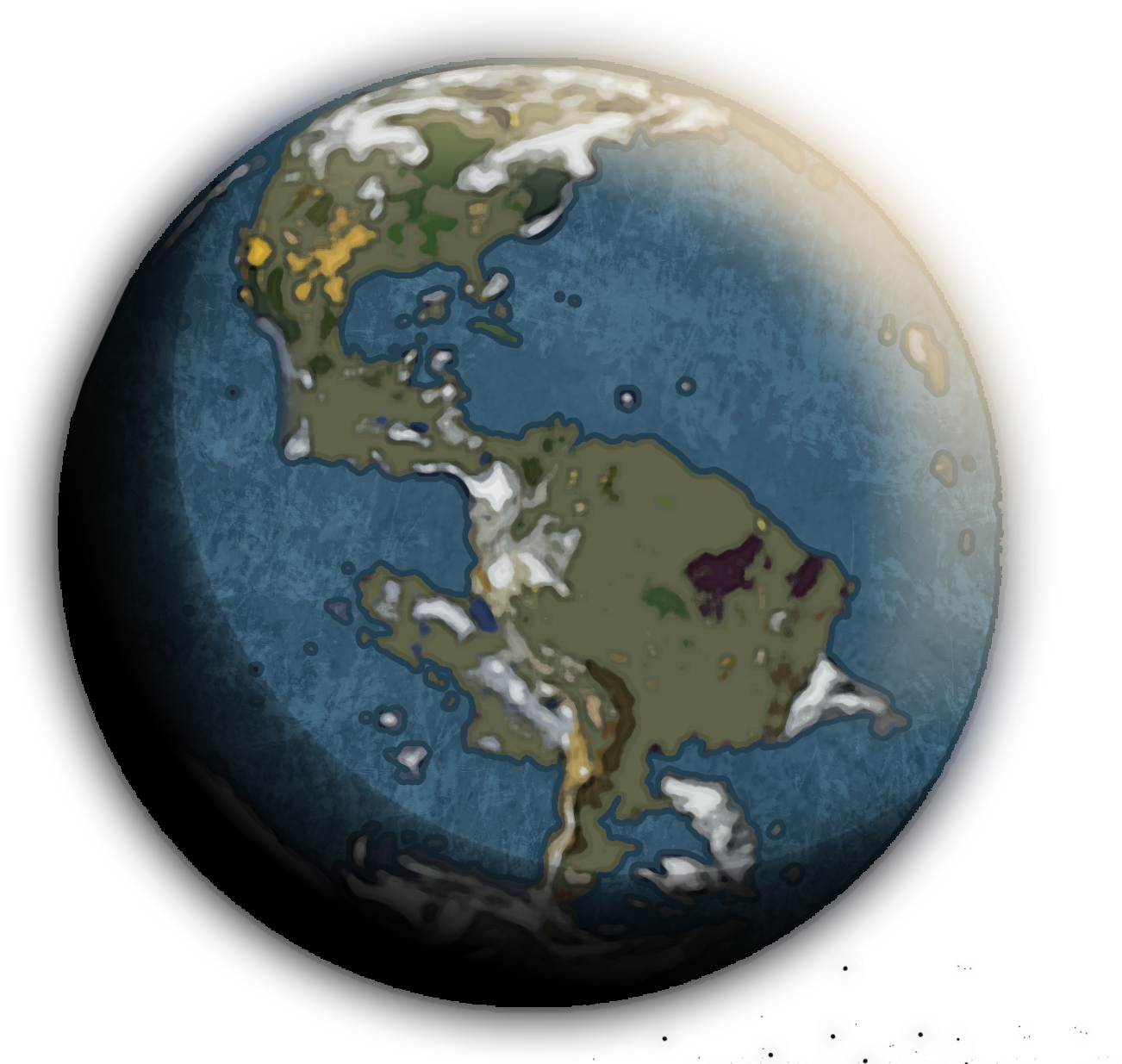 Image - Planet Earth Sprite (1422x1234), Png Download