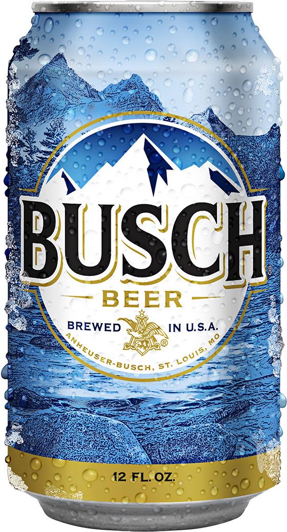 Busch Beer (572x1050), Png Download
