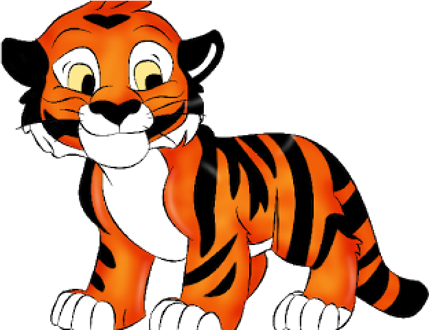 Tiger Cartoon Png (640x480), Png Download