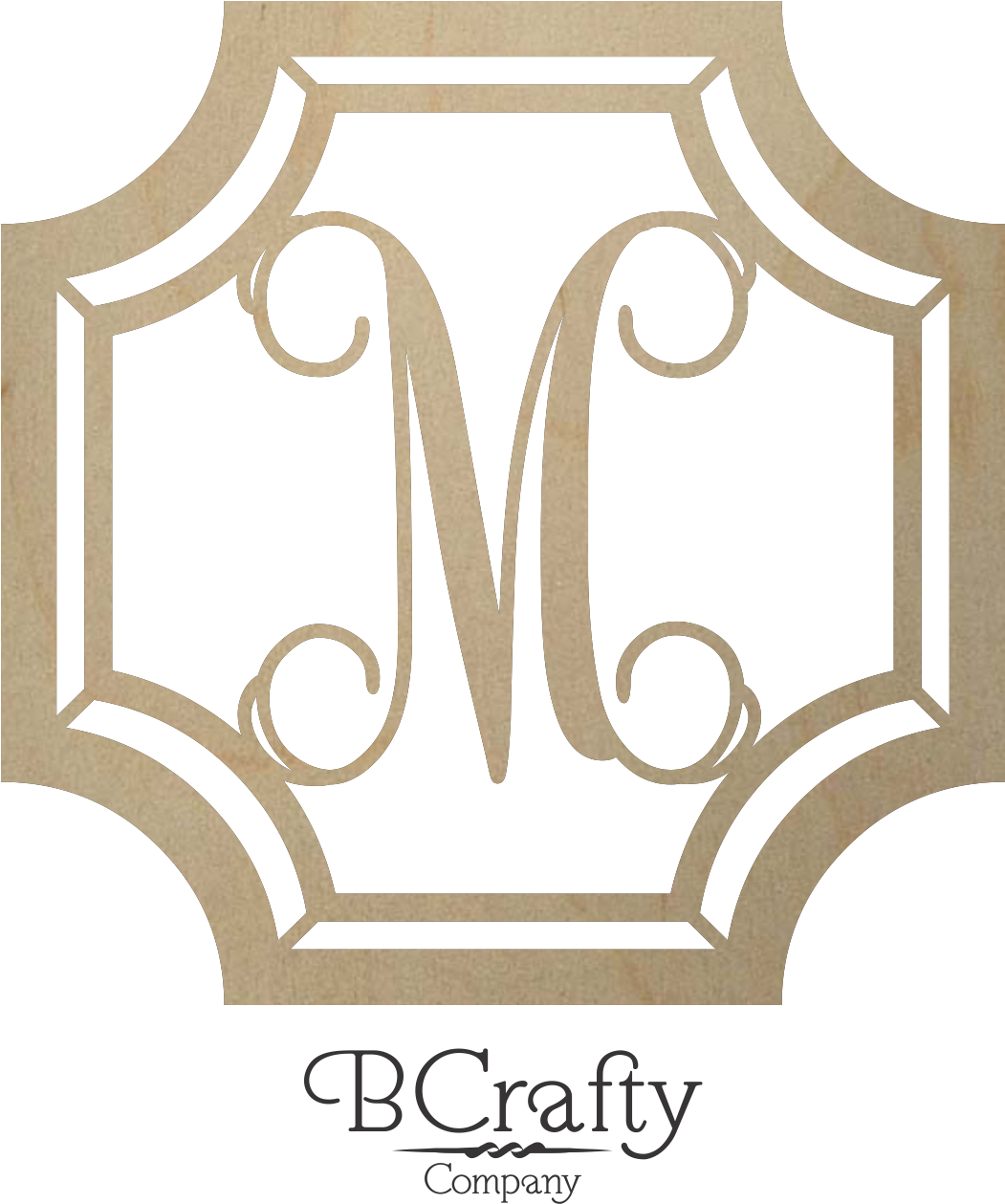 Gem Stone Wooden Monogram Letter M - Coach Logo (1124x1690), Png Download